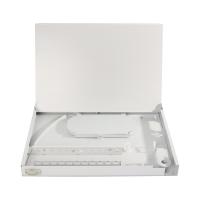 China 12 Port Rotary 1U Fiber Optic Distribution Frame For 19