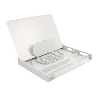 China 12 Port Rotary 1U Fiber Optic Distribution Frame For 19