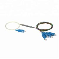 China SC APC UPC Fiber Optic PLC Splitter , 1x8 1x16 Fiber Optic Splitter for sale