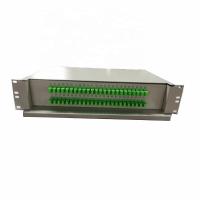 China Sliding Type Waterproof LSZH Fiber Optic Patch Panel / ODF for sale