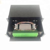 China Sliding Type Waterproof LSZH Fiber Optic Patch Panel / ODF for sale
