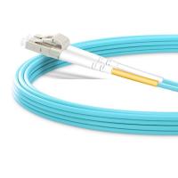 China LC UPC - ST UPC Duplex 2.0mm PVC OFNR OM4 MM Fiber Patch Cable for sale