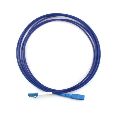 China SC - LC Systimax Simplex 3 Meter Spiral Armored Patch Cord For FTTH for sale