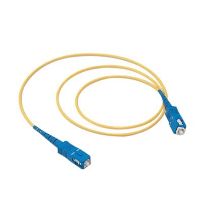 China SC - SC UPC Single Mode Armored Fiber Patch Cord With Low Insertion Loss for sale