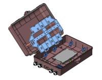China Waterproof Outdoor ABS Plastic Fiber Splitter Distribution Box FTTX Solutions for sale