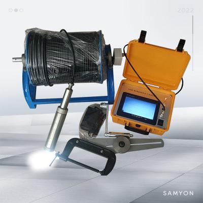 China Clear Image Borehole Inspection Camera Manual Winch Stainless Steel Under Water Well for sale