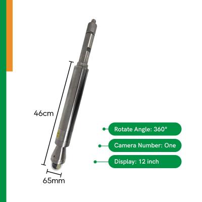 China Industrial Level 65mm Dual Ptz Borehole Camera 360 Degree Rotate for sale