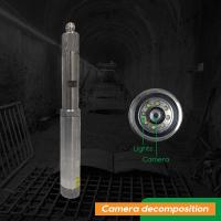 China Single 50mm Borewell Waterproof Camera Deep Well Inspection Precise Positioning for sale