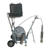 China 65mm Dual PTZ Borehole Camera Industrial Level 360 Degree Rotate Can Test Wide Range for sale