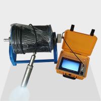China Integrated Borehole Inspection Camera System 200m Depth 12V Yellow Color for sale