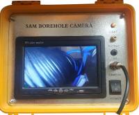 China Integrated Borehole Inspection Camera System 200m Depth 12V Yellow Color for sale