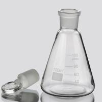 China OEM Lab Testing Equipments BORO3.3 Borosilicate Conical Flask for sale