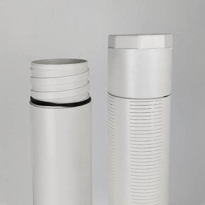China Slotted Deep Well Pipes U-PVC 2 Inches Seamless Connection for sale