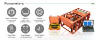 China Ultrasonic Pile Testing Equipment Drill Hole Monitor 100 M Depth for sale