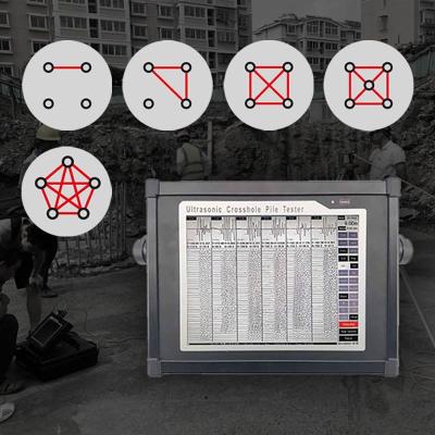 China Pile Testing Cross Hole Sonic Logging Equipment 3 Channels Jgj 106 Standard for sale