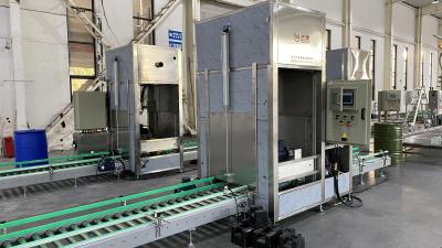 China SUS304 IBC Filling Machine  10-50L Water Based Paint Filler Liquid Filling Equipment for sale