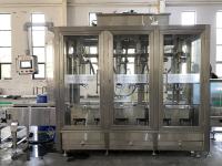 China 7 Inch Touch Screen Automatic Liquid Filling Machine For Round / Square / Oval Bottles for sale