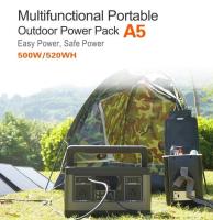 China 500W 520Wh Portable Power Station, Pure Sine Wave Solar Generator for Camping for sale
