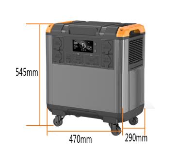 China Approximately 56 Kg 3000W Solar Ready Portable Power Station Featuring DC 12V 24V Input Voltage Off Grid Energy Solution for sale