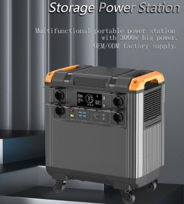 China 5376Wh Energy Capacity 3000W Emergency Power Supply Usb Output 5V 24A X 4 Ports Providing Power Backup for Emergency and Outdoor for sale