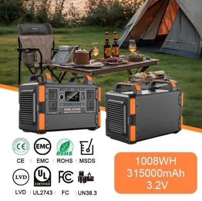 China 1200W Portable Power Station | 1008Wh LiFePO4 Outdoor Energy Storage Power Supply for sale