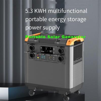 China Usb Output 5V 24A X 4 Ports 3000W Portable Power Station Durable Battery Cycle Life Greater Than 2500 Times Power Backup for sale