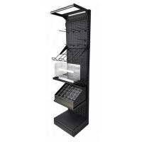China 2200mm Retail Exhibitions Metal Display Stands Customizable Retail Wire Display Racks for sale