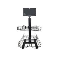 China 2200mm Retail Exhibitions Metal Display Stands Customizable Retail Wire Display Racks for sale