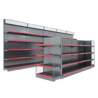 China Versatile Custom Retail Metal Display Supermarket Display Rackes And Shelves for sale