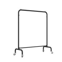 China Rolling Commercial Clothing Display Racks 200MM Retail Garment Rack for sale