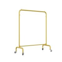 China Rolling Commercial Clothing Display Racks 200MM Retail Garment Rack for sale