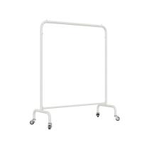 China Rolling Commercial Clothing Display Racks 200MM Retail Garment Rack for sale