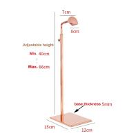 China Height Adjustable Metal Retail Display Stainless Steel Handbag Display Stand For Shopping Mall for sale