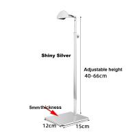China Height Adjustable Metal Retail Display Stainless Steel Handbag Display Stand For Shopping Mall for sale