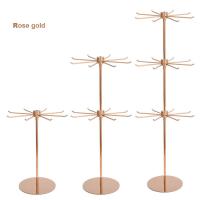 China Stainless Steel 360 Rotating Metal Stand Necklaces  Jewelry Display Stands for sale
