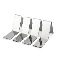 China Counter Top Golden Metal Retail Display 16cm  Shoe Rack For Retail Store for sale