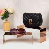 China Jewelry Bags Metal Display Stands Silver Gold U Shaped Shoe Rack for sale