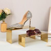China Jewelry Bags Metal Display Stands Silver Gold U Shaped Shoe Rack for sale