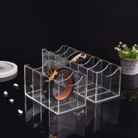 China multi Divisions 12.5cm Acrylic Display Stands Holder Belt Display Stands For Storage Box for sale