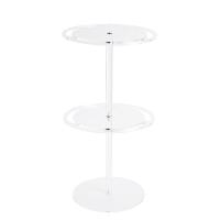 China Elegant 2 Layers Sunglasses Display Stand Rack 360 Degree Rotating Glasses Holder for sale