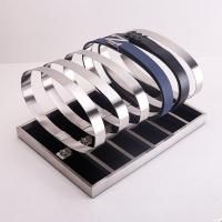 China 5pcs Custom Metal Retail Display Rack 770mm Belt And Tie Rack Belt Organizer for sale