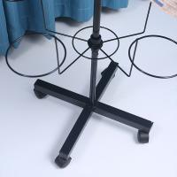 China 5 Tiers Spinning POP POS Display Metal Hat Display Rack Shelf With Wire 1600mm for sale