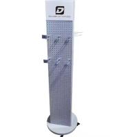 China 1mm 2mm 3mm Metal Display Rack Storage  Pegboard Display Stand for sale