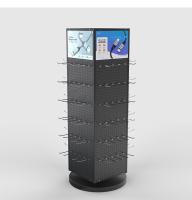 China 1mm 2mm 3mm Metal Display Rack Storage  Pegboard Display Stand for sale