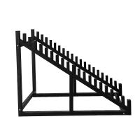 China Custom 20pcs Steel Sample Board Waterfall Display Stand For Ceramic Tile for sale