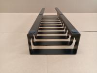 China Matt Black Tile Display Stand Quartz Samples Countertop Stand Hold 2cm for sale