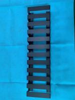 China Matt Black Tile Display Stand Quartz Samples Countertop Stand Hold 2cm for sale
