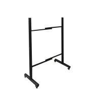 China Movable Large Panel  Tile Display Holder Double Sided Metal Granite Slab Racks for sale