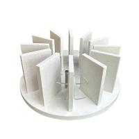 China Desktop Porcelain Granite Display Rack Tile Quartz Rotating Display Stands For Stones for sale