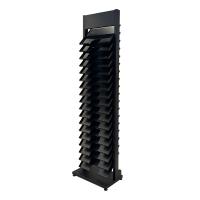 China Freestanding Tower Stone Display Stand 400 X 300mm With Shelves for sale